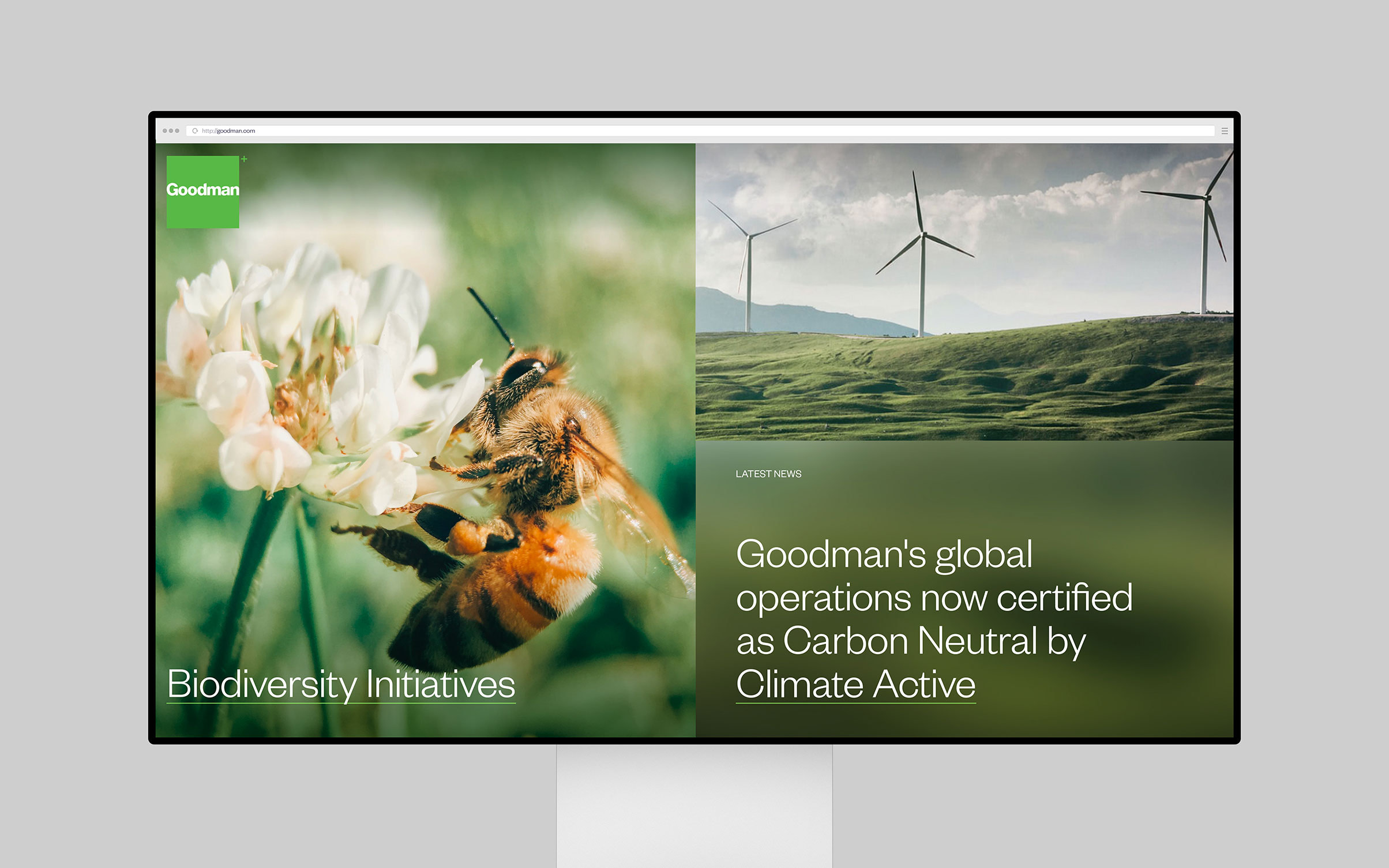 Goodman rebrand - Yonder Creative